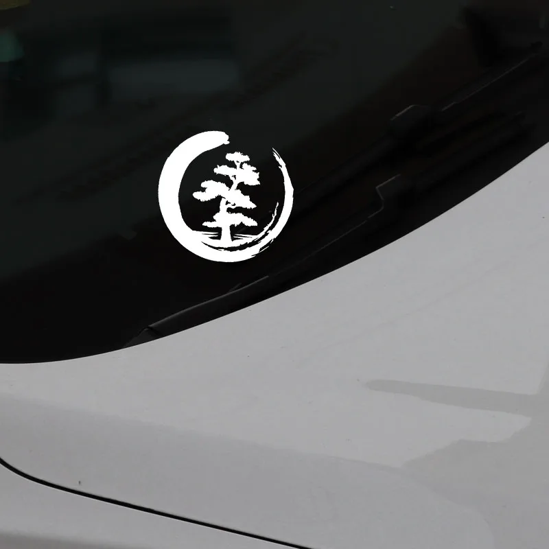 Tree Of Life in Circle Buddhism Car Sticker