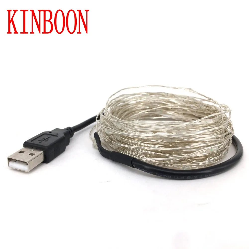 Fairy Light Silver Wire 10m | 10m Silver Wire Led Lights | Silver Wire ...