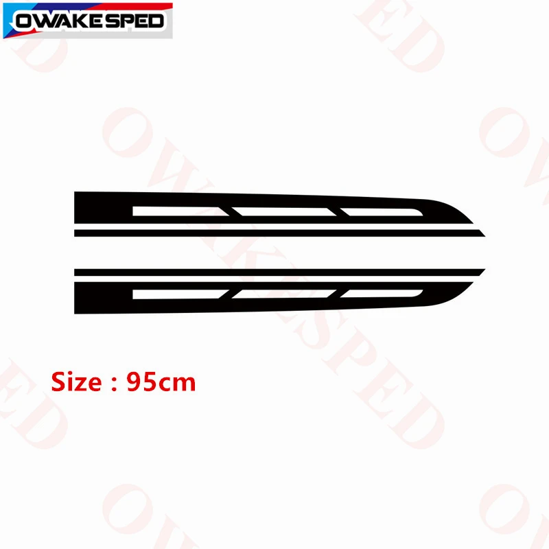 4X4 Off Road Sport Stripes Car Hood Sticker For Toyota Hilux Revo Vigo ...