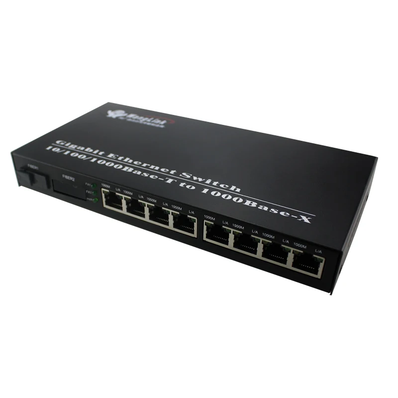 Fiber Switch Fiber Ethernet switch SM 1310/1550nm 20KM SC media ...