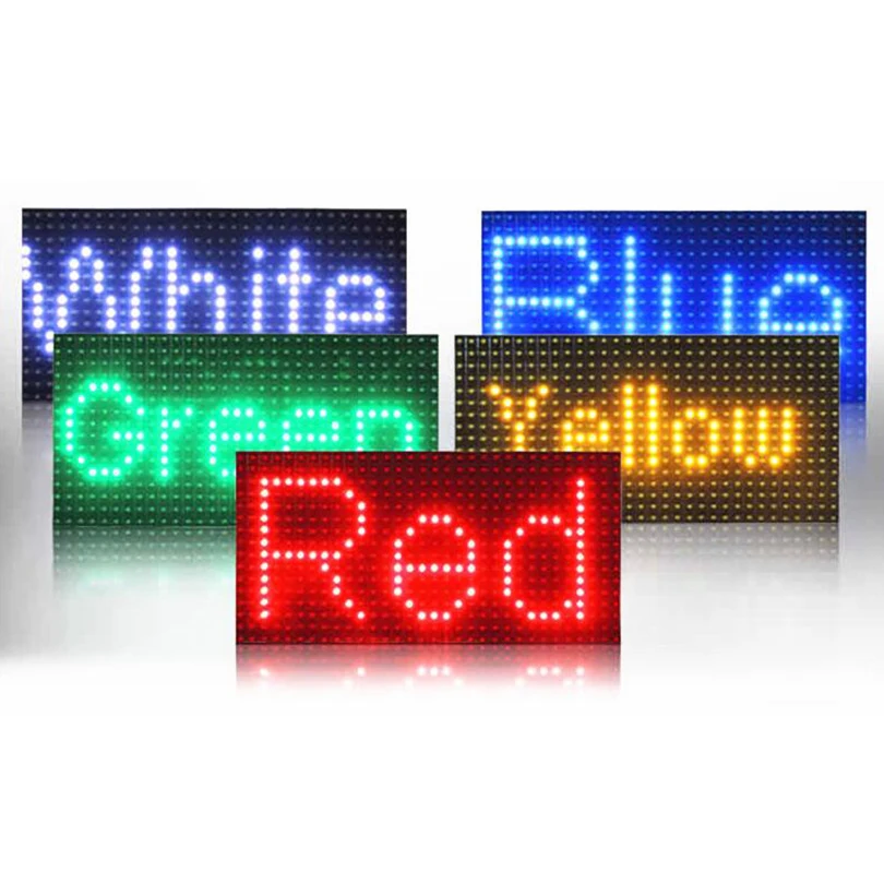 P10 white LED Display Module, Message Board,P10 LED Brand Sign ...