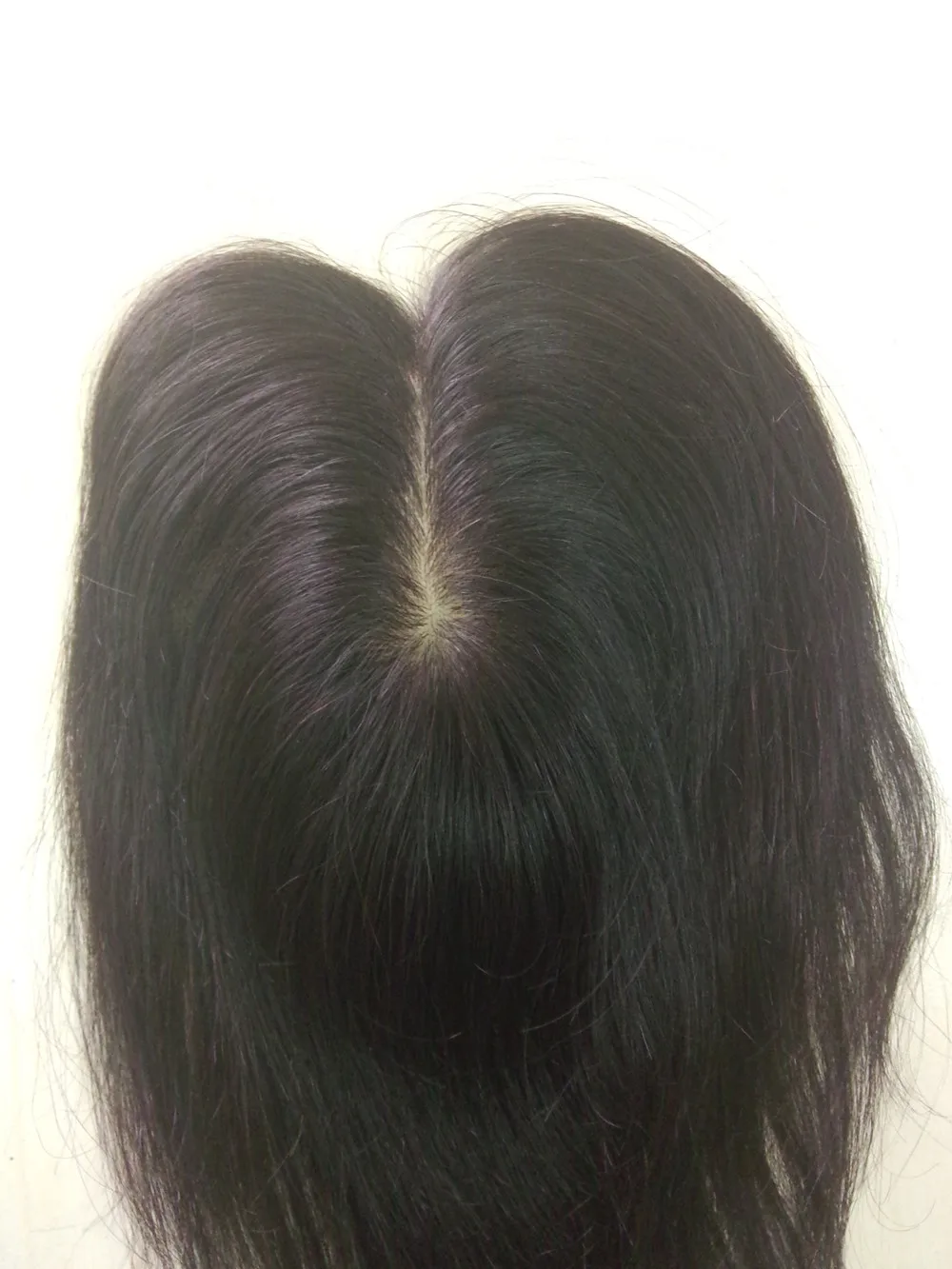 Hair pieces for women top parting area with natural silk injection|top ...