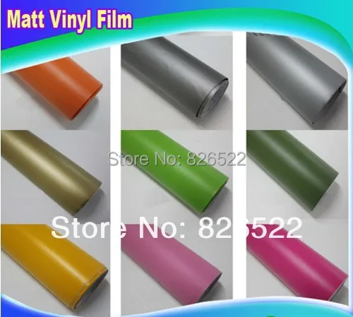 matt car wrap auto folia. 1.52x30m air free Car wrapping folie, matt ...