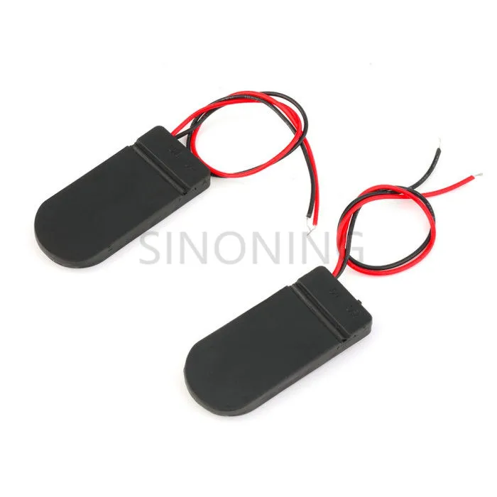 1PCS dual CR2032 3V 6vButton Coin Cell Battery Holder Case Box With On ...