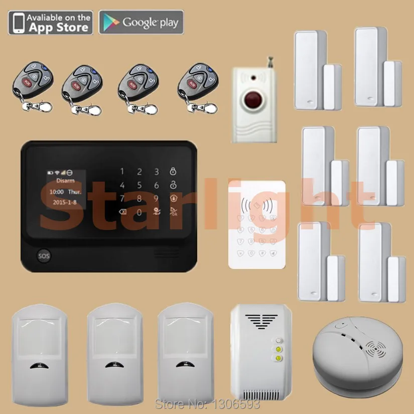 G90B WIFI Gsm alarm systems security WIFI + GSM + GPRS , WIFI home ...