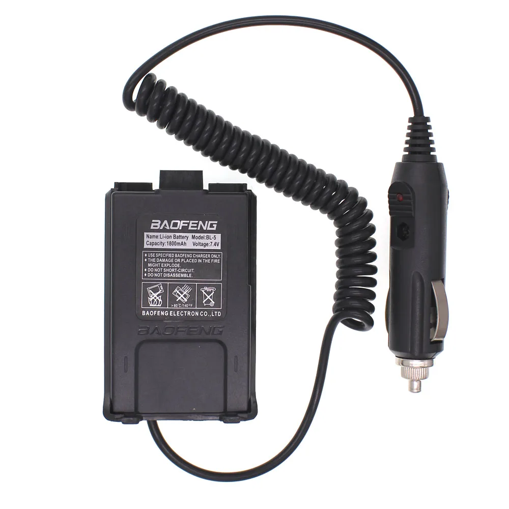 Uv5r Battery Eliminator Car Charger | Uv5r Plus Battery Eliminator ...