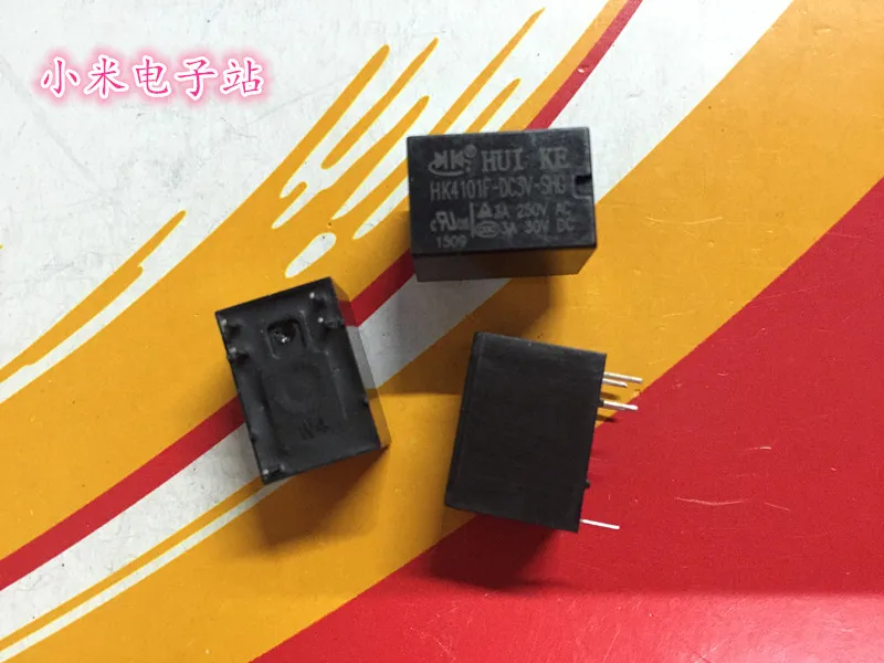 HK4101F DC6V SHG HK4101F DC9V SHG HUIKEN RELAY 3A 250V 5 pin conversion ...