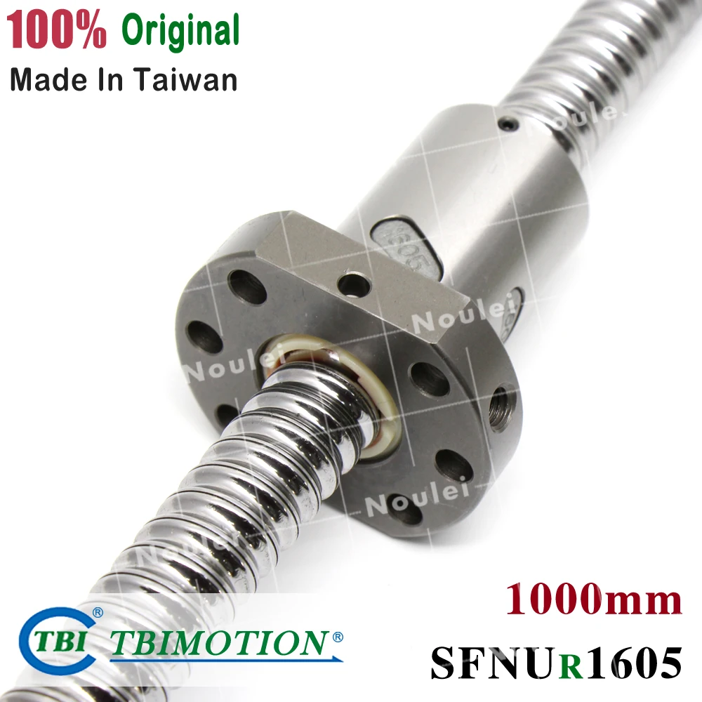 TBI Ball screws 1605 1000mm with Ballscrew nut SFU1605 SFI1605 SFS1605 ...