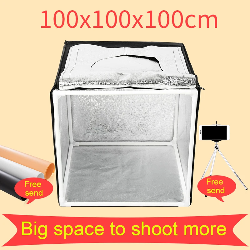 100-100CM-Photo-Studio-Light-Tent-Lightbox-Photography-Softbox-Shooting ...