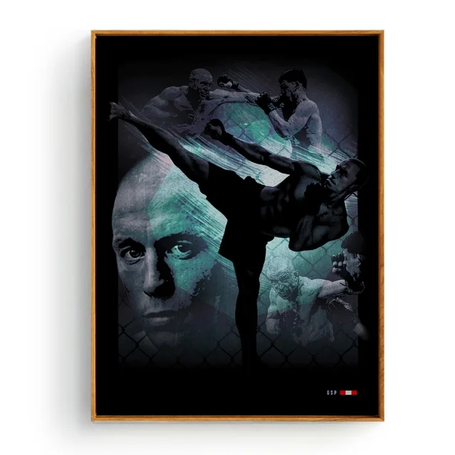 MMA Legends Art Paint Wall Decor Canvas Art Poster Oil Paintings for ...