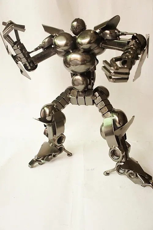 Freeshipping Iron craft robot Model Handicraft Home Decoration toy ...
