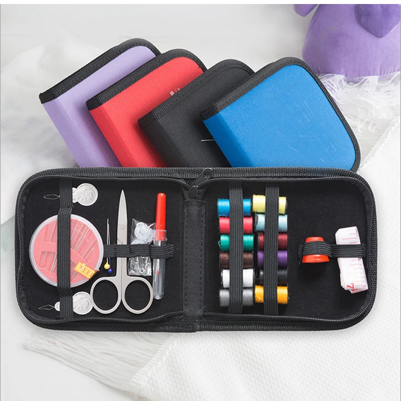 Kit de caja de coser multifunción para acolchar, coser a mano, coser en ...