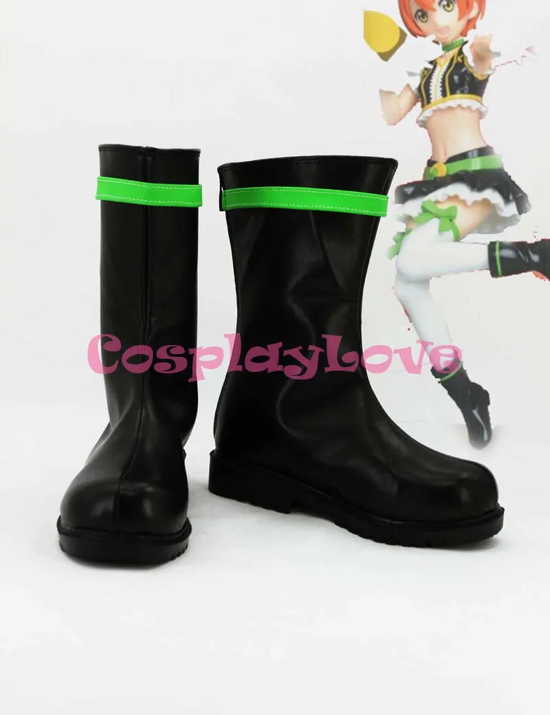 최신 맞춤 제작 일본 애니메이션 러브 라이브! EGA No 브랜드 여자 호시조라 린 코스프레 신발 부츠 할로윈|japanese ...