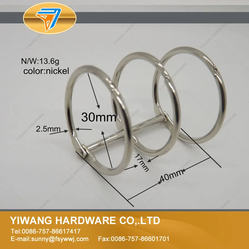 File folder accessories 3 holes binding clip for calendar wholesale ...