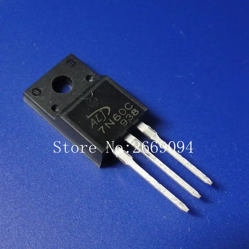 20pcs Fqpf7n60c 7n60c 7n60 600v 7a Mosfet N-channel Transistor To-220f ...
