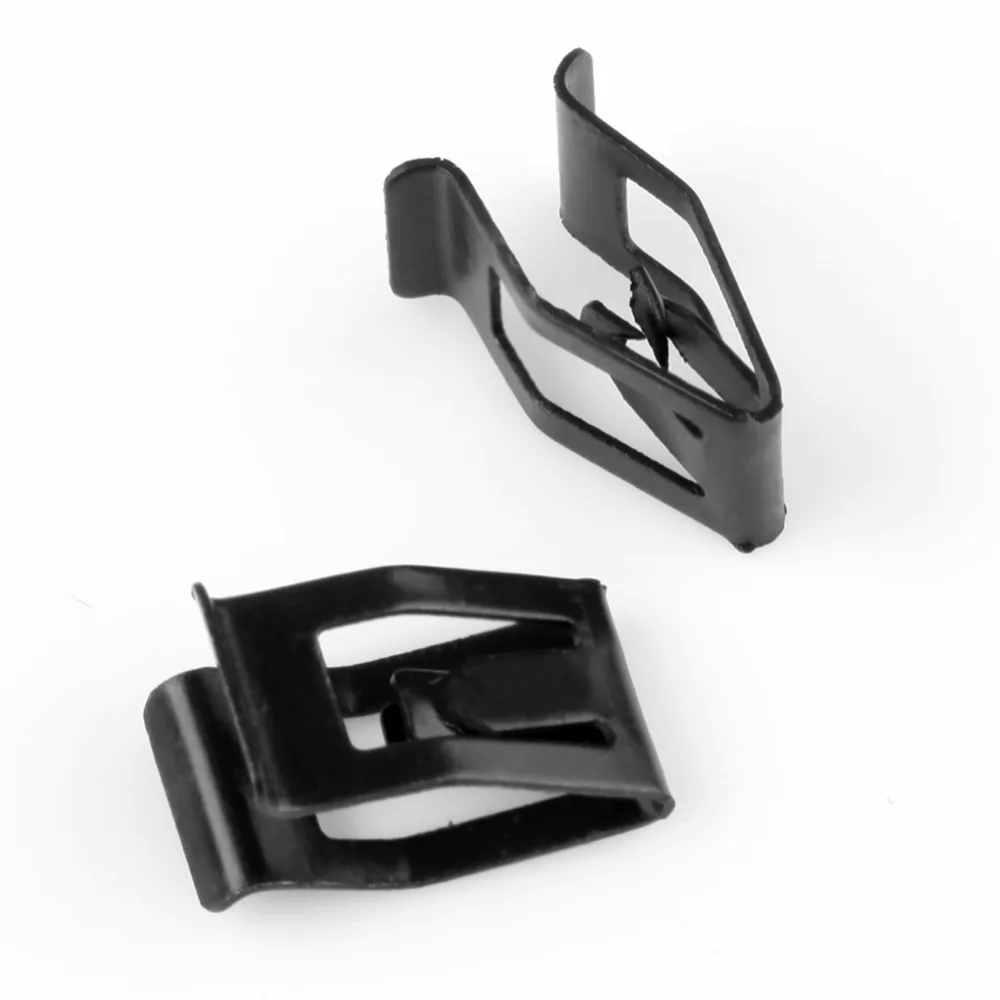 30Pcs Black Auto Car Front Console Dash Dashboard Trim Metal Retainer ...