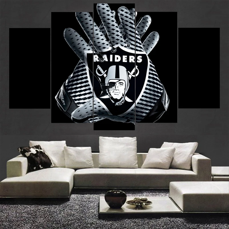 Famous Ball Team Oakland Raiders Canvas Painting Calligraphy Modern ...