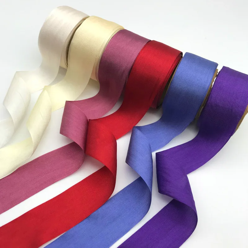 Aliexpress.com : Buy 25mm,100% real pure silk woven double face taffeta ...