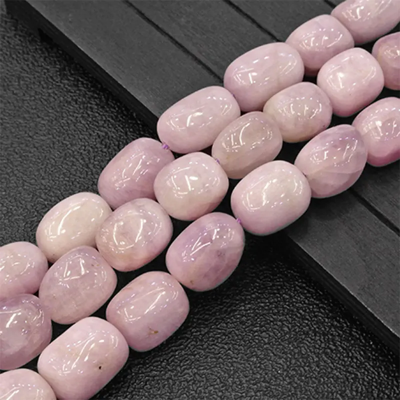 Natural-Purple-Spodumene-Stone-Beads-15-Freefrom-Kunzite-DIY-Loose ...
