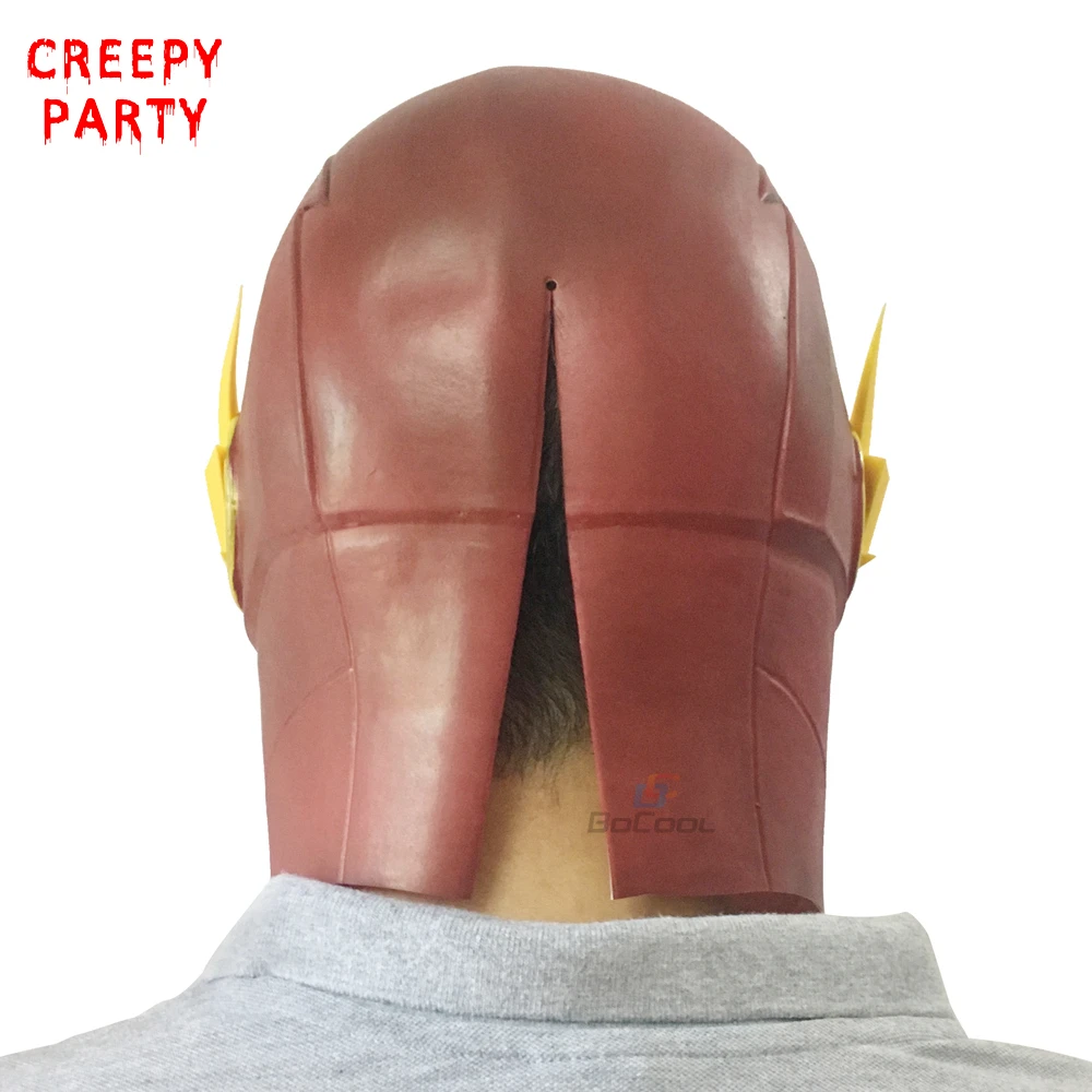 The Flash Mask Adults DC Movie Cosplay Costume Halloween Full Head ...