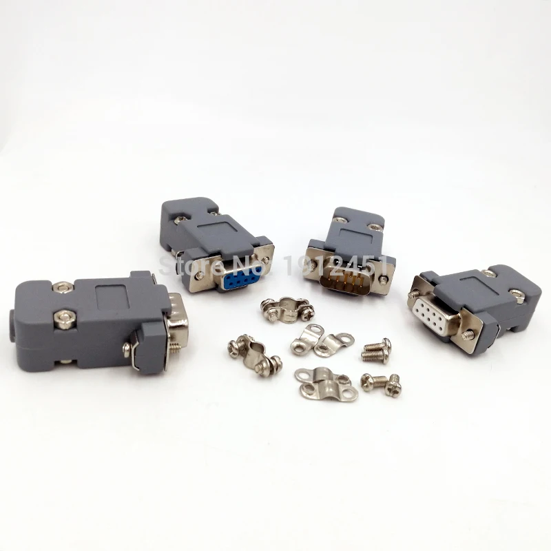 DB9 VGA Plug D type connector 9pin port socket adapter female&Male ...