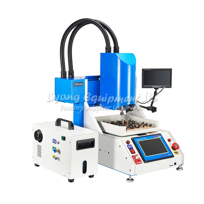 Automatic IC router ginding chips remover cnc machine 1001 work for ...