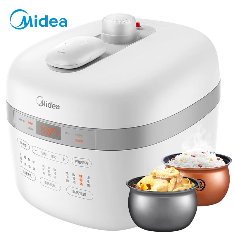 Midea Intelligent Pressure Cooking Machine Electric Pressure Cooker ...