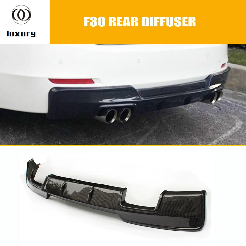 Carbon Fiber Rear Bumper Diffuser for BMW F30 F31 320 328 330 335 340 ...