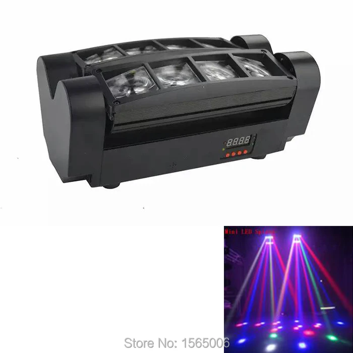Flight Case with 4pcst RGBW Mini LED Spider Beam Light LED 8x6w Bar ...