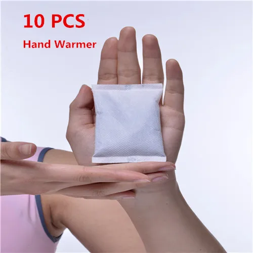 10 Pcs Hot Pocket Size Hand Warmer Pad Warmer Strider Cold Weather ...