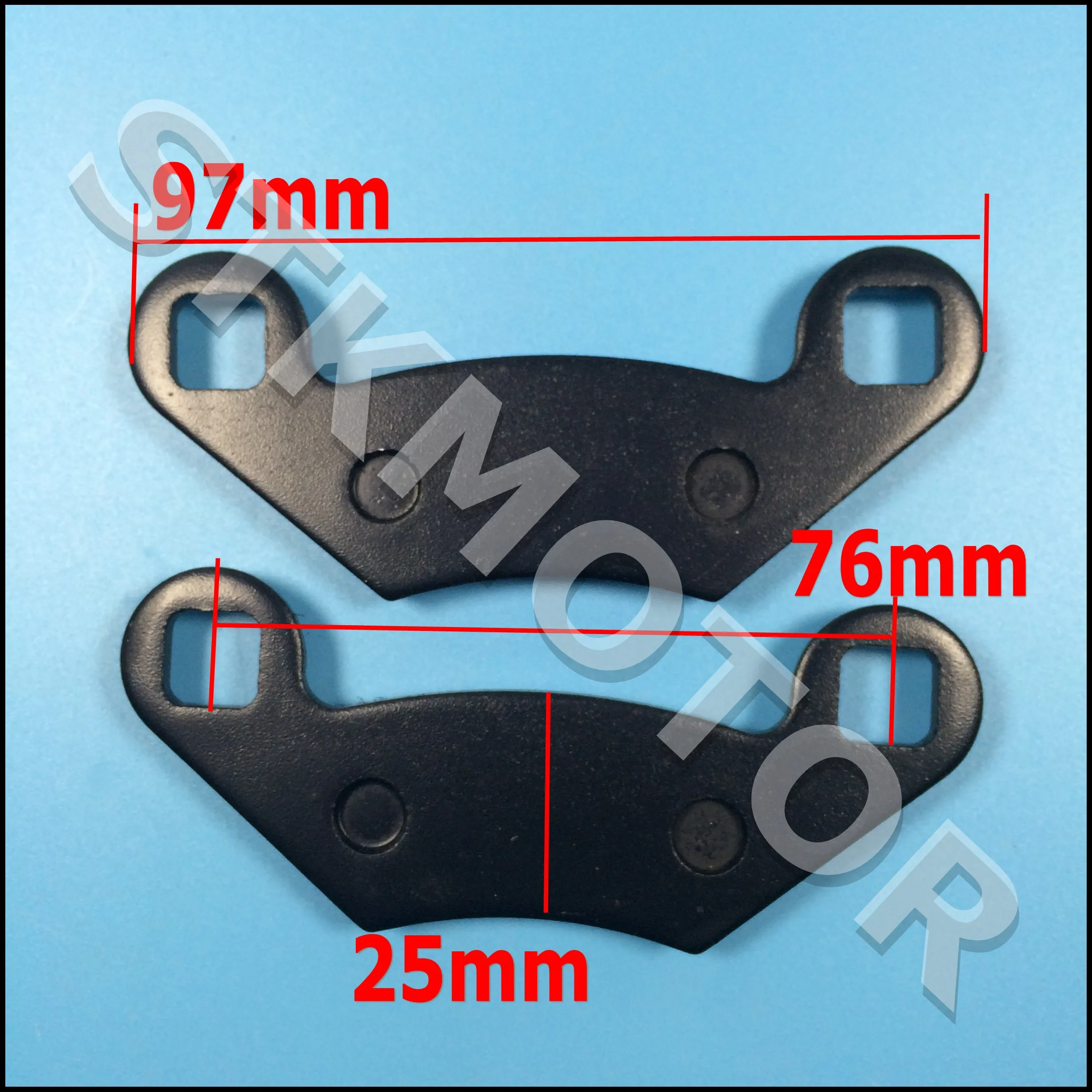 2PCS-Front-Brake-Pad-Semi-metallic-LINHAI-260CC-300CC-ATV-Quad-Brake ...