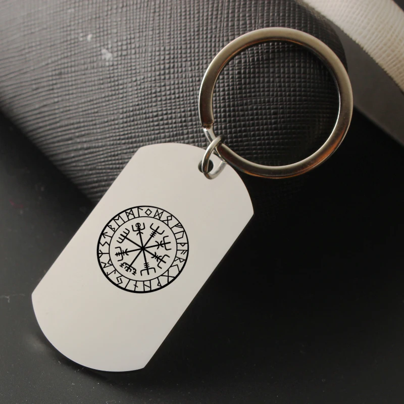 Laser Printing Stainless Steel Viking Odin's Symbol Of Norse Runic ...