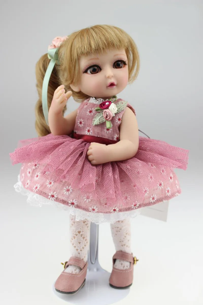 European style 25cm mini SD BJD 1/8 simulation dolls Vinyl lifelike ...