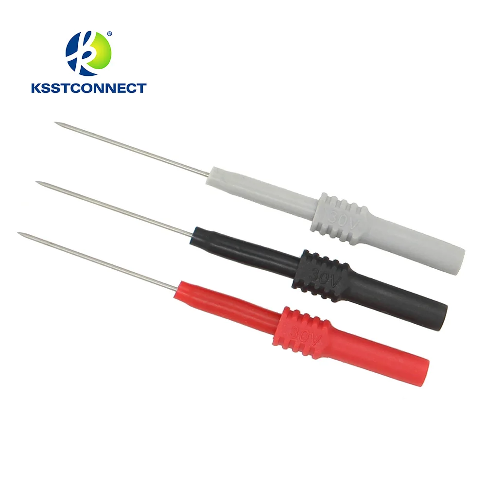 TPC162 9 pcs 1mm Flexible Silicon Back Probe,1mm Test probe Adaptor ...