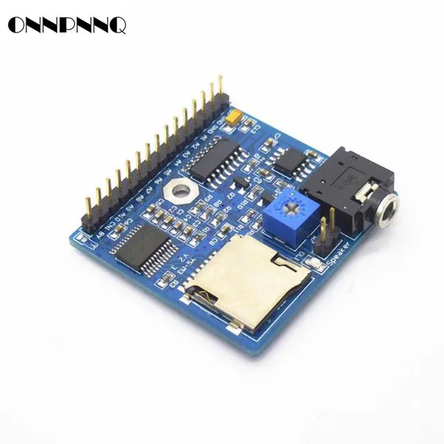 ONNPNNQ MP3 WAV Audio Voice Playback Module Support TF Card for Arduino ...