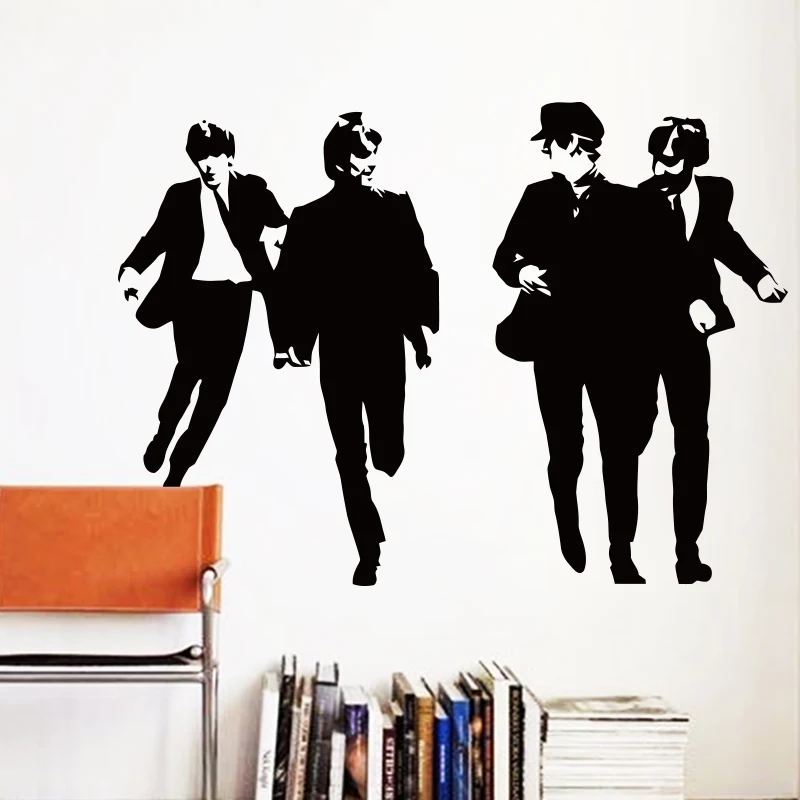 Art Design Cheap home decoration Vinyl famous Beatles Wall Sticker ...