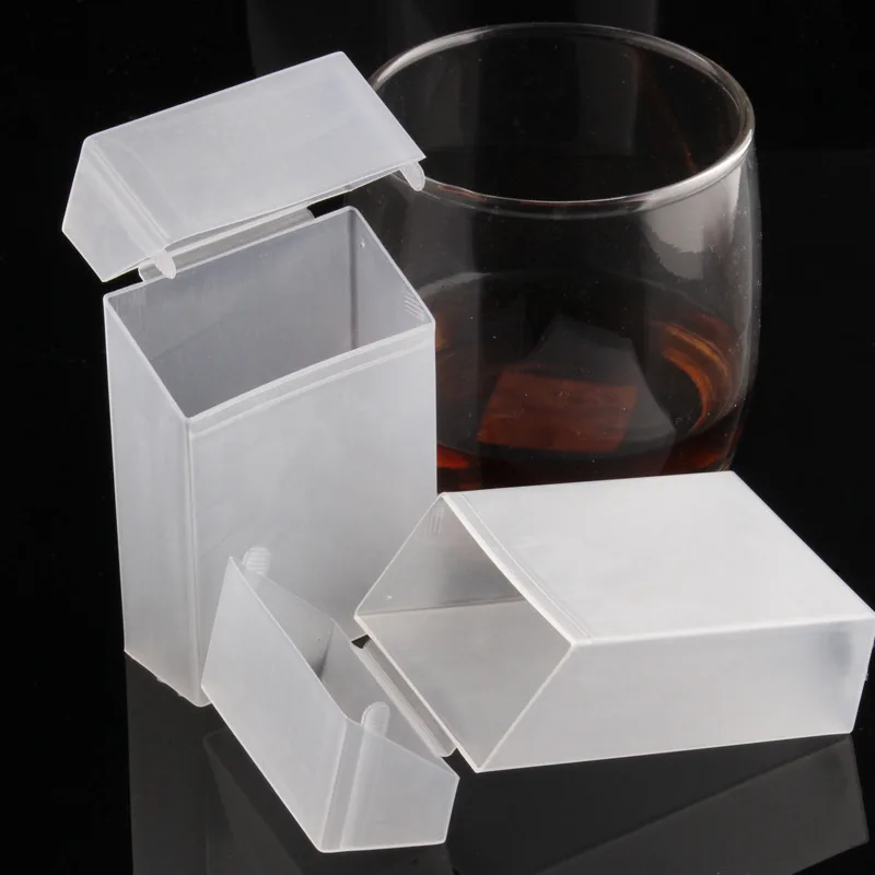 Transparent Portable Plastic Cigarette Case Whole Hold Soft Pack Can ...