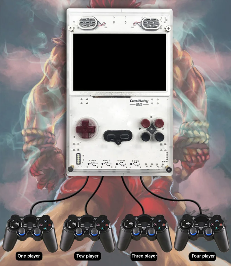 DIY Raspberry Pi Game Pad Handheld GameHat with 5 inch HD IPS Display ...