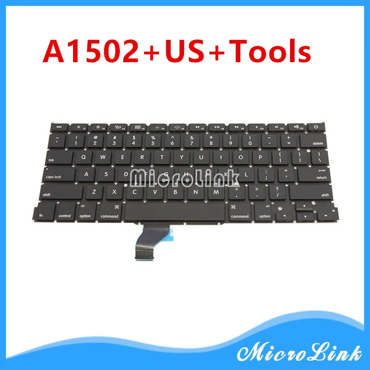 Novo eua inglês teclado para macbook pro retina 13 "a1502 eua layout ...