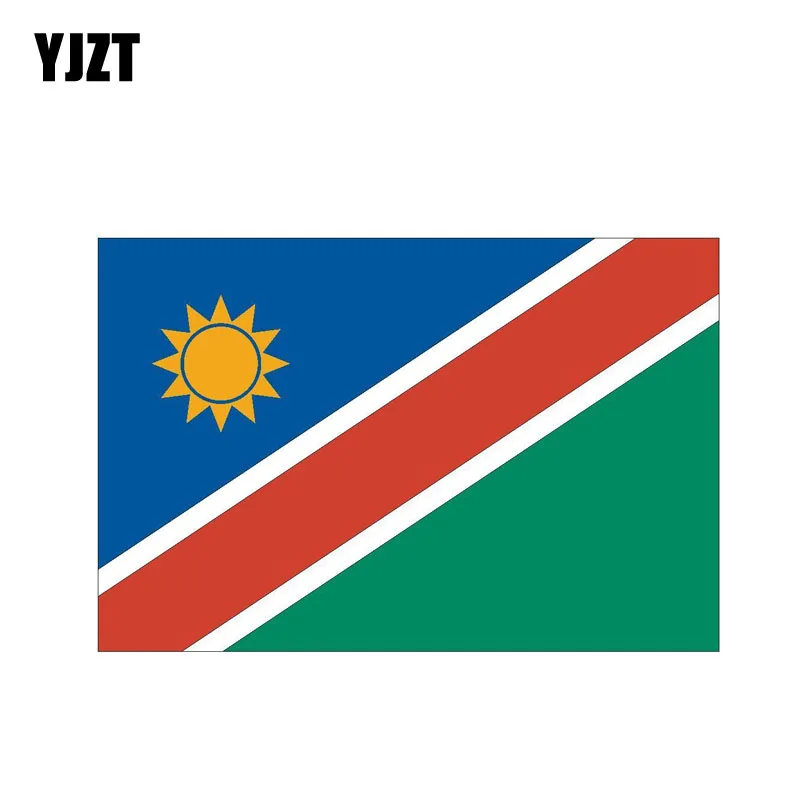 YJZT-12-8CM-8-4CM-Creative-Funny-NAMIBIA-Flag-Car-Sticker-Decal ...