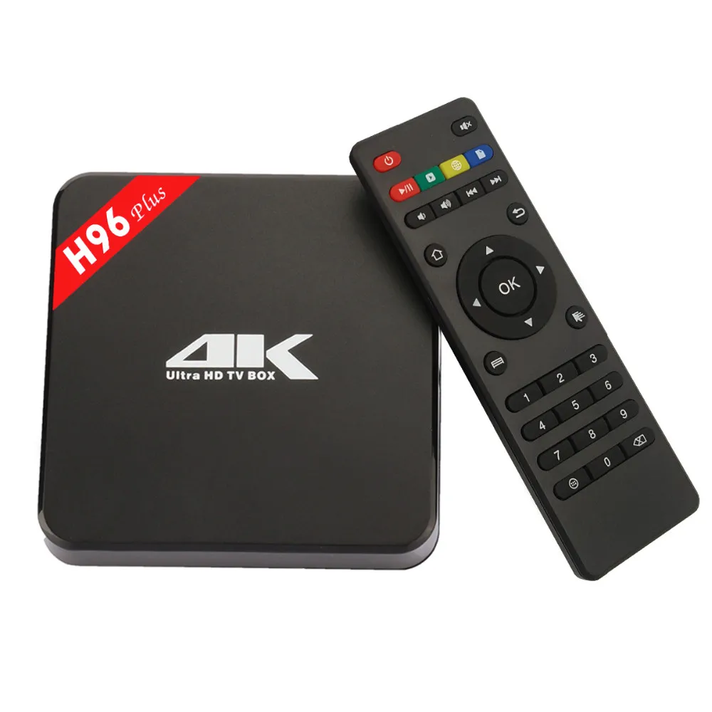 Android TV Box H96 Plus Amlogic S905 Quad Core 16G Dual WiFi 4K UHD 3D ...
