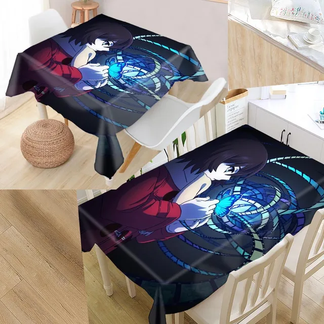 Anime Naruto 02 Custom Table Cloth Oxford Print Rectangular Waterproof ...