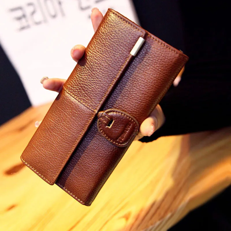 2018 New Design Fashion Elegant Women Multifunctional Purse Genuine ...