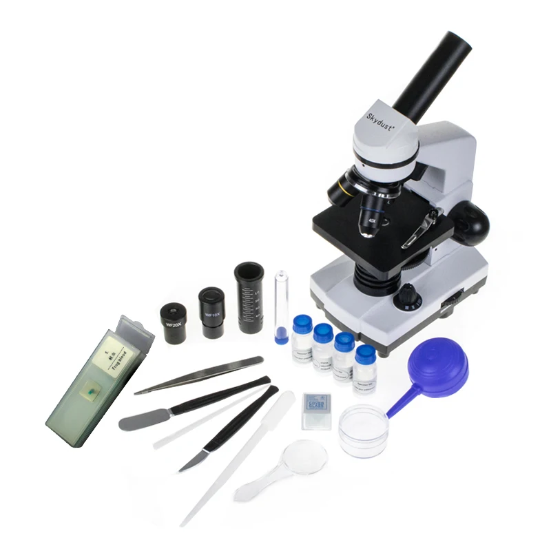 New Skydust Biological Microscope 1600x Animal And Plant Blood Analysis ...