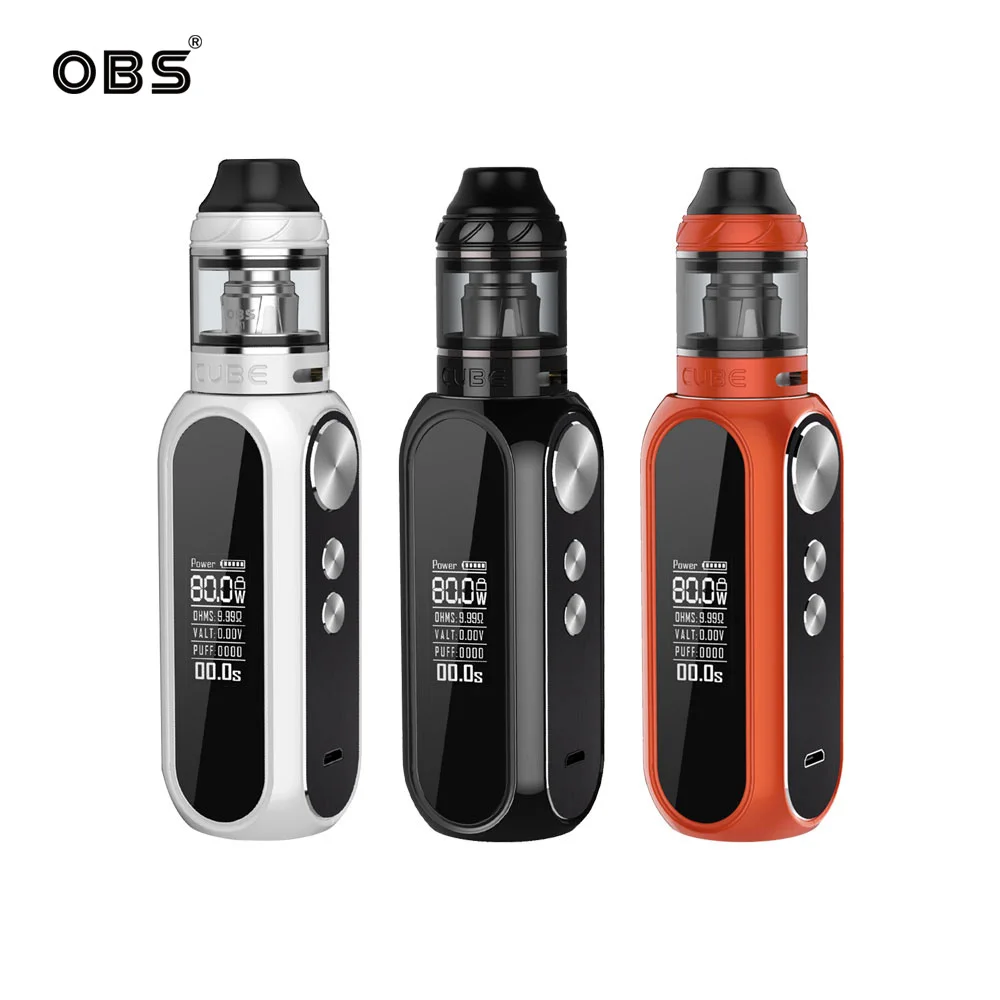 Original OBS Cube VW Kit Built in 3000mAh OBS Cube MOD 80W Electronic ...