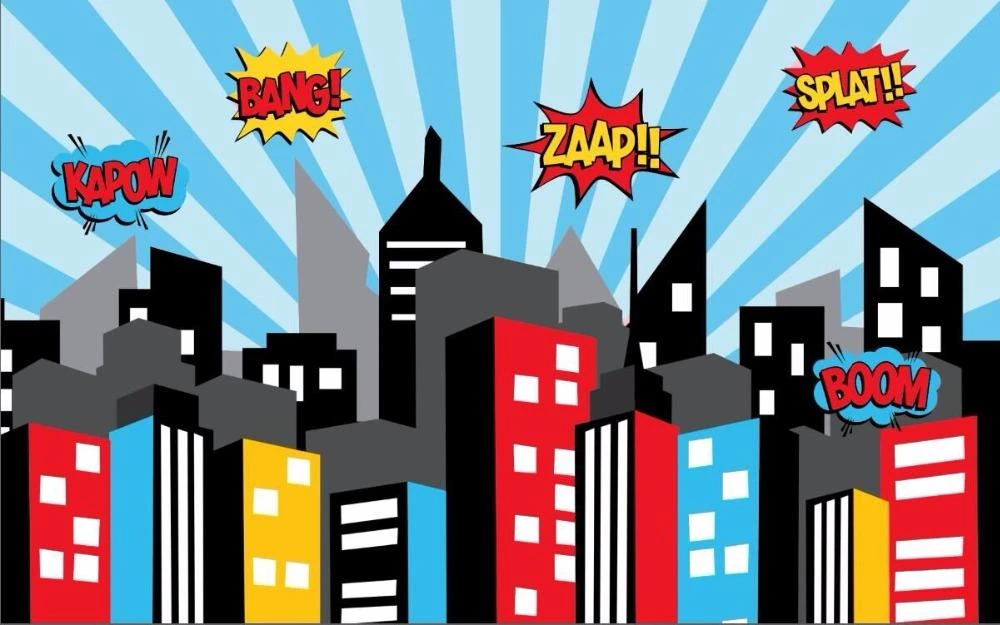 Manufacturing Building Clipart Superhero