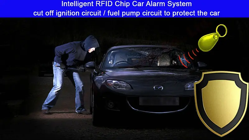 12V unique anti theft car protection system anti carjacking system car ...