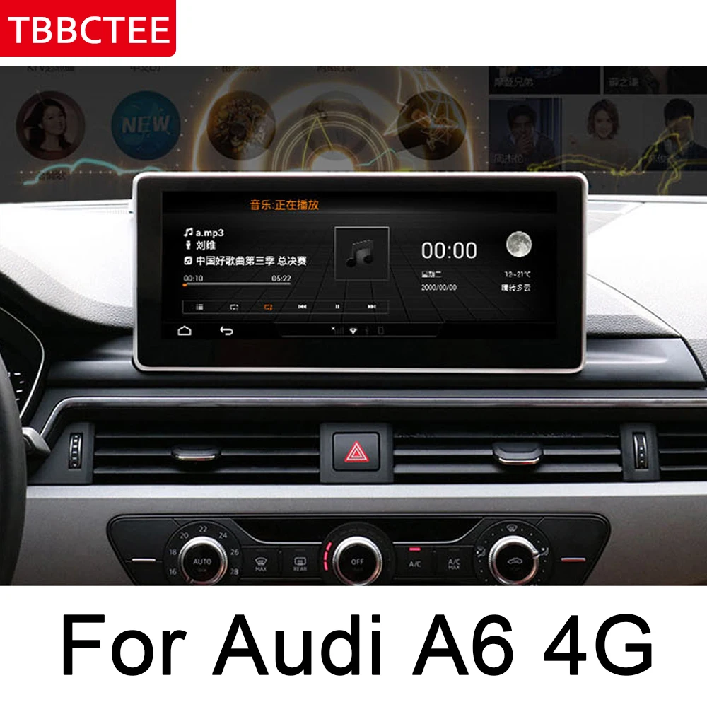 For Audi A6 A6L 4G 2011~ MMI IPS Android Car Multimedia Player GPS Navigation Original Style HD ...