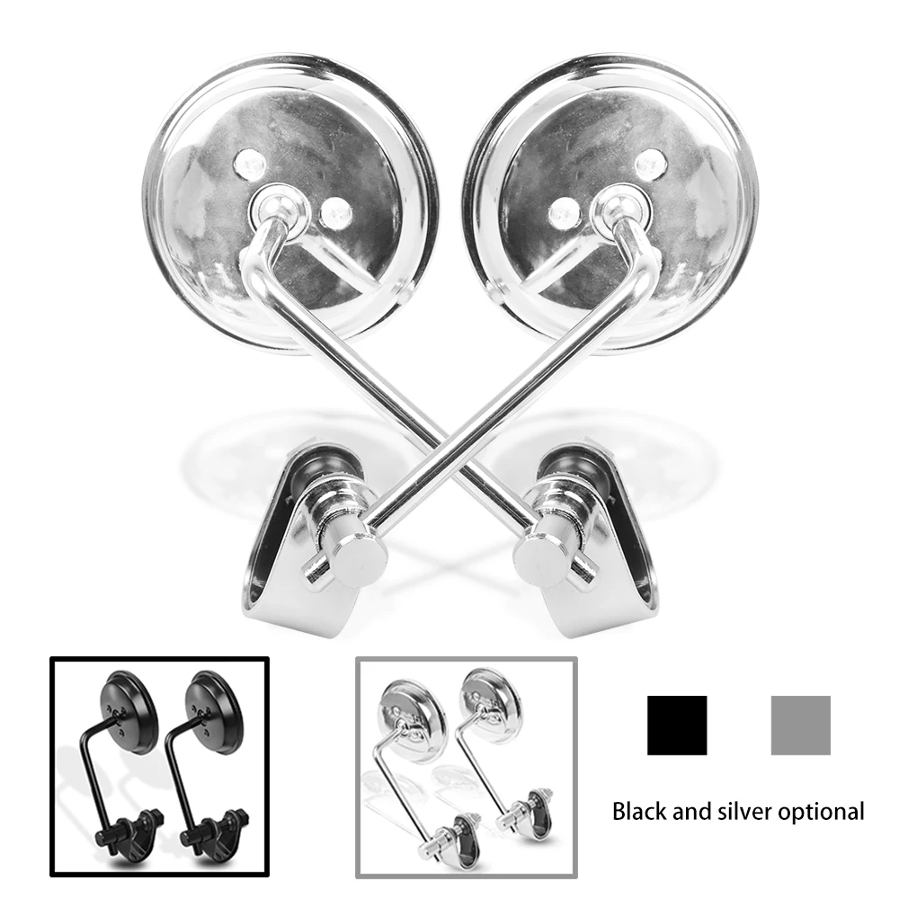 Universal Motorcyle Billet Aluminum Iron Motorbike Side Rearview Mirror