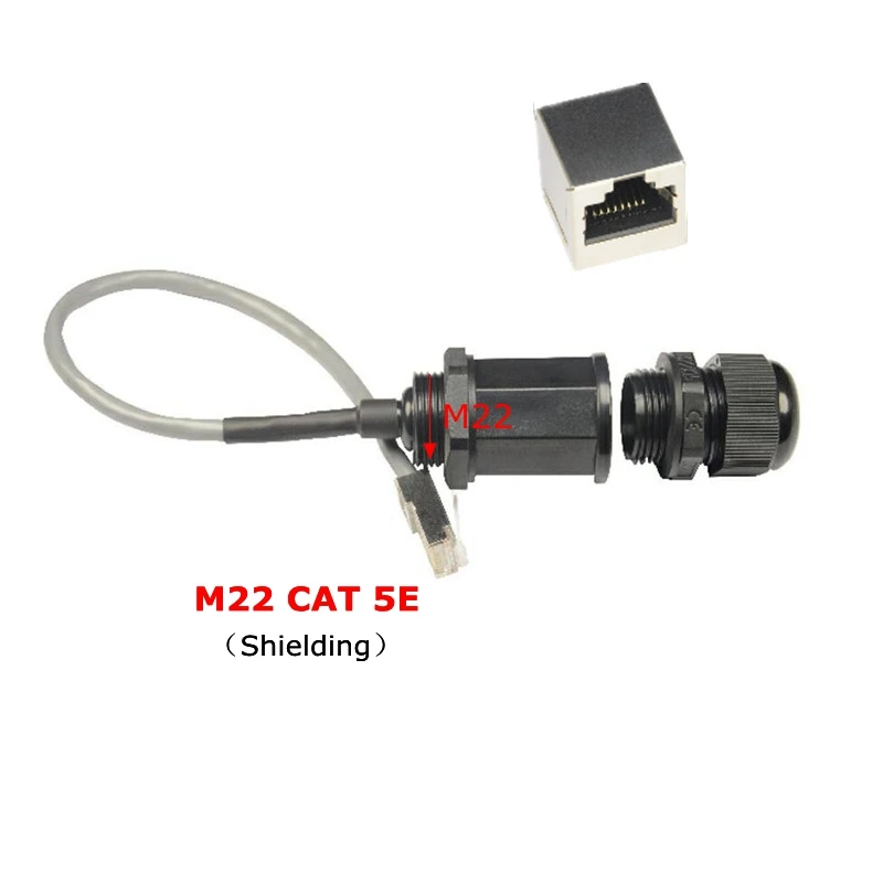 Connecteur Ethernet Rj45 M22 Pour Caméra Ip Ap D'extérieur, 0.25m ...
